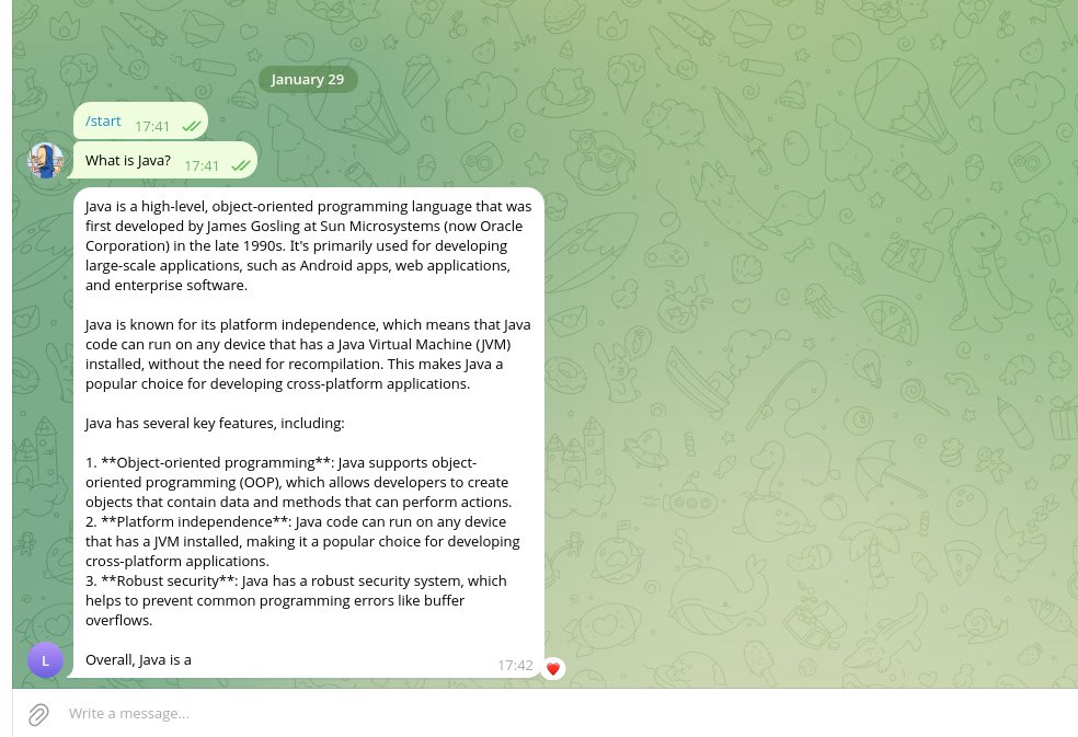 Telegram бот + ИИ Jlama своими руками. ai.. ai. artificial intelligence.. ai. artificial ...